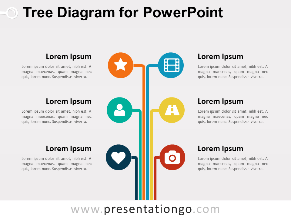 Tree Diagram For PowerPoint PresentationGO