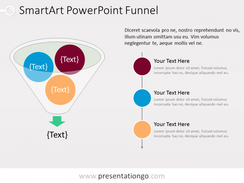 PowerPoint Funnel Diagram - PresentationGO