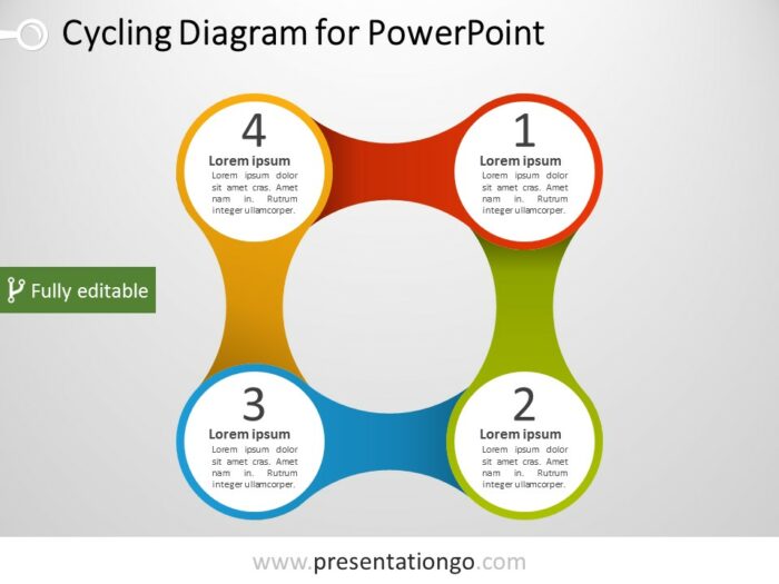 4-Part PowerPoint Diagram - PresentationGO