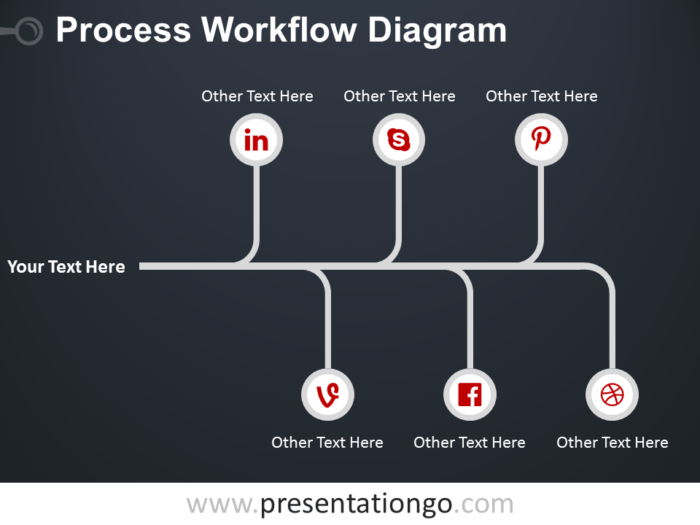 Process Workflow PowerPoint Diagram - PresentationGO