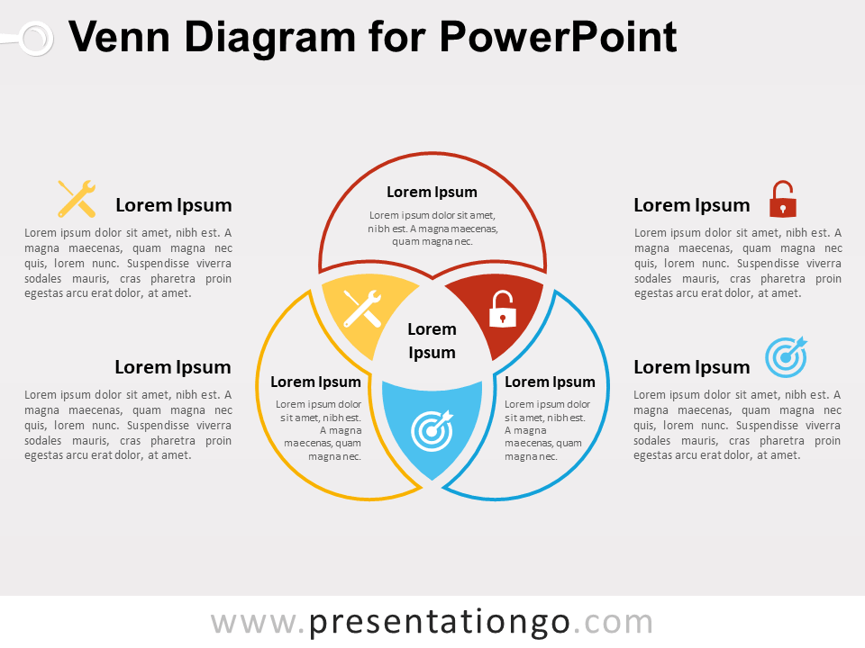 Venn Diagram For PowerPoint PresentationGO