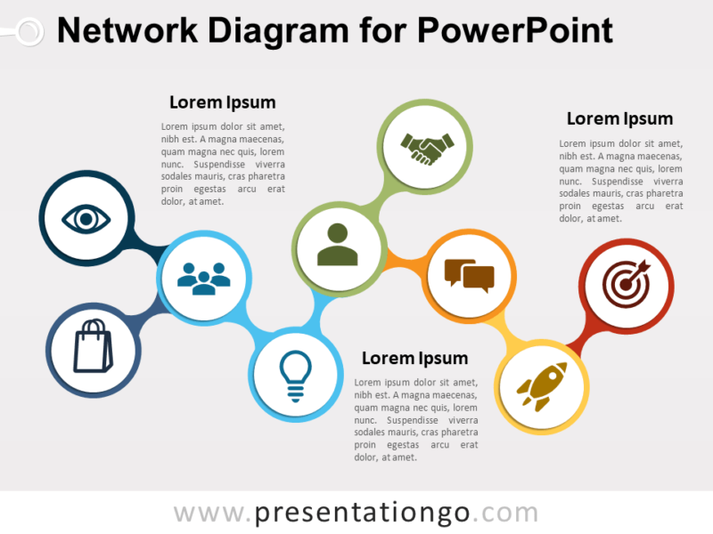 Network Diagram for PowerPoint - PresentationGO