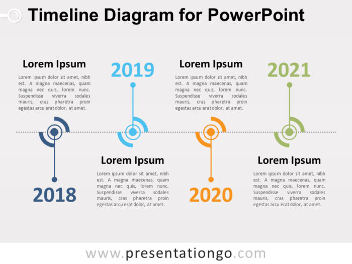 Timeline Diagram for PowerPoint - PresentationGO