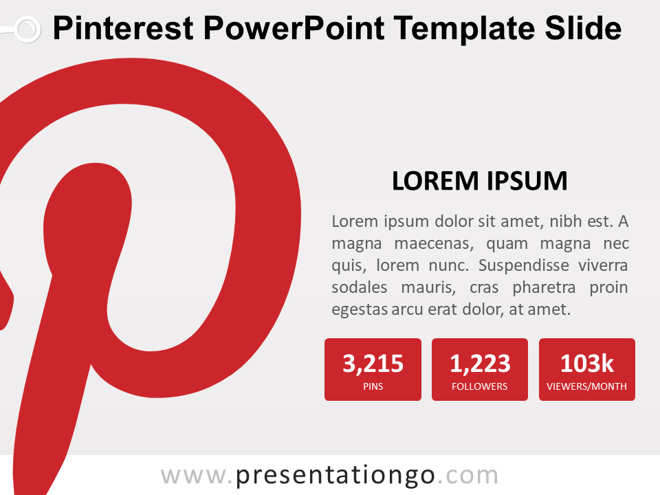 Pinterest PowerPoint Template Slide PresentationGO