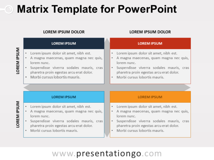 Matrix Template for PowerPoint - PresentationGO