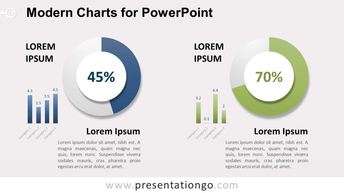 Modern Charts for PowerPoint - PresentationGO