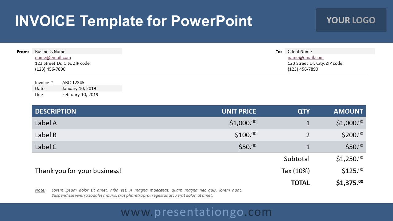 It Invoice Template Collection