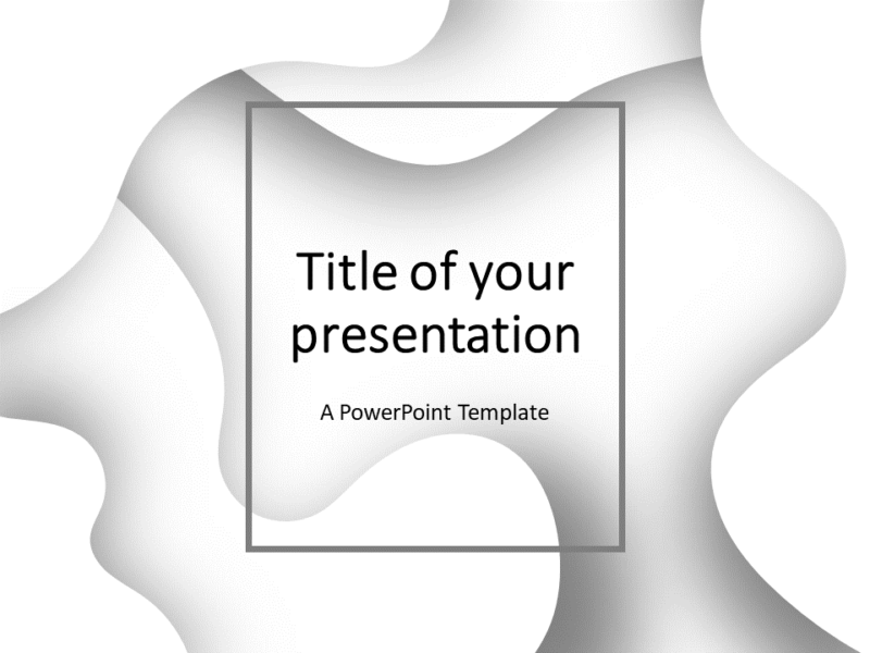 Fluids PowerPoint Template (White) - PresentationGO