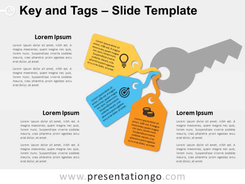 Key and Tags Template for PowerPoint and Google Slides