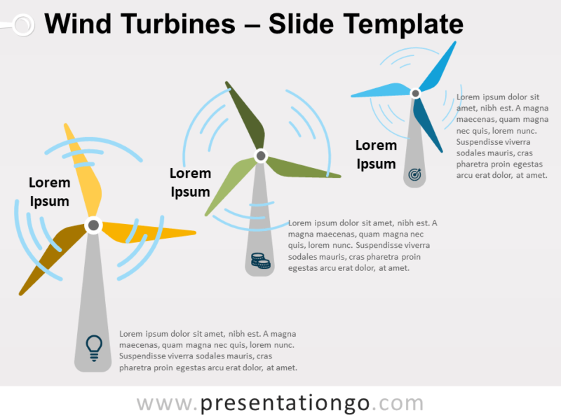 Wind Turbines Template for PowerPoint and Google Slides