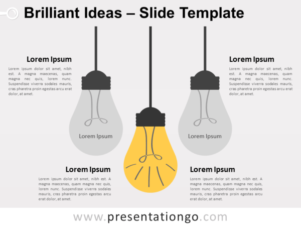 Brilliant Ideas Infographic for PowerPoint and Google Slides