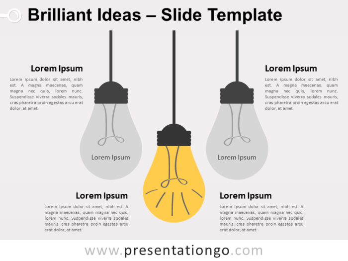 Brilliant Ideas Infographic for PowerPoint and Google Slides