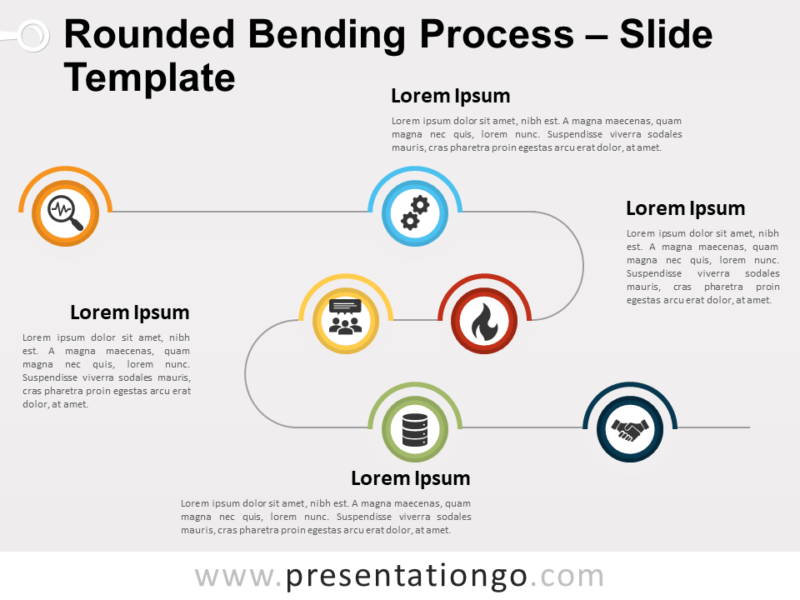 Rounded Bending Process for PowerPoint and Google Slides