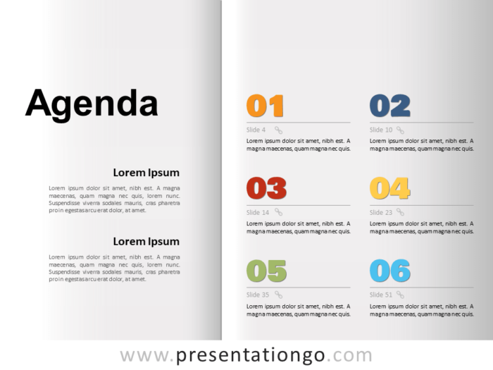 Agenda Template for PowerPoint and Google Slides