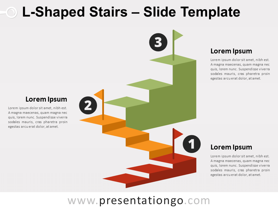 Free PowerPoint Templates About Step up PresentationGo