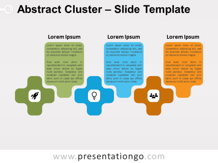 Abstract Cluster for PowerPoint and Google Slides