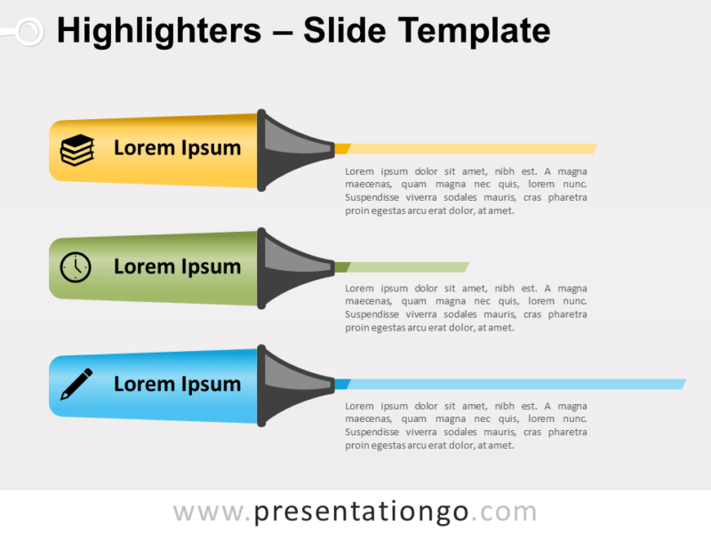 Highlighters for PowerPoint and Google Slides - PresentationGO