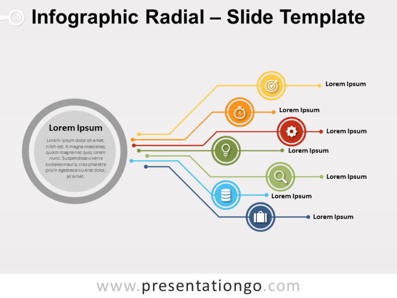 Infographic Radial for PowerPoint and Google Slides