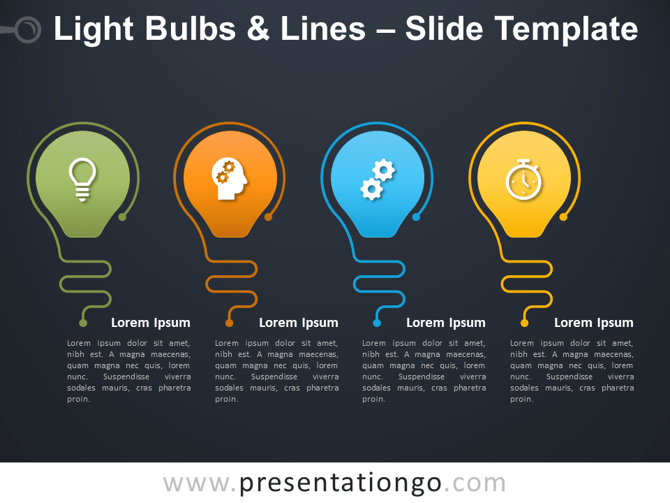 Light Bulb Powerpoint Graphic