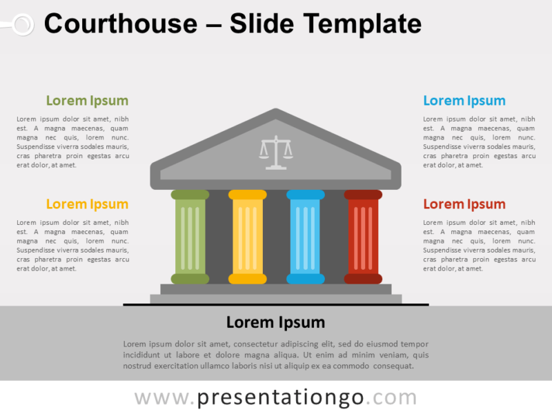 Courthouse for PowerPoint and Google Slides - PresentationGO