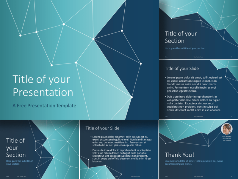 Free Light Blue Google Slides and PowerPoint Templates