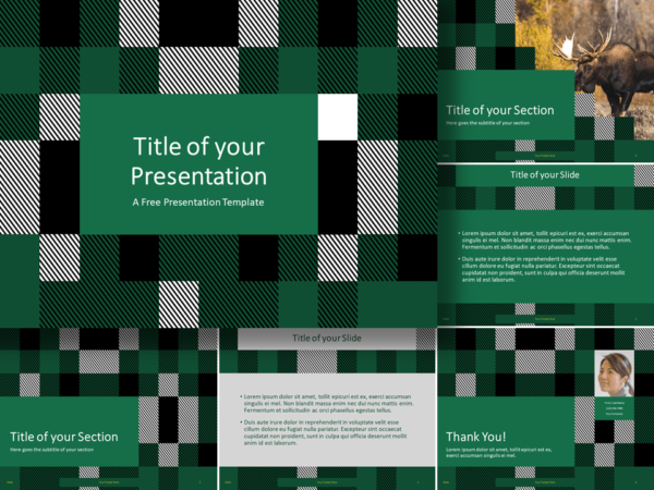 TARTAN Template for PowerPoint and Google Slides - PresentationGO