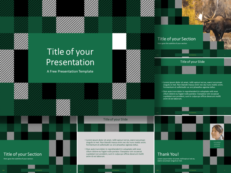 TARTAN Template for PowerPoint and Google Slides - PresentationGO