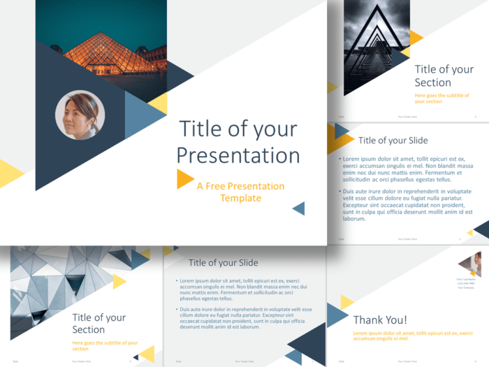 Triangle Modern Template for PowerPoint and Google Slides