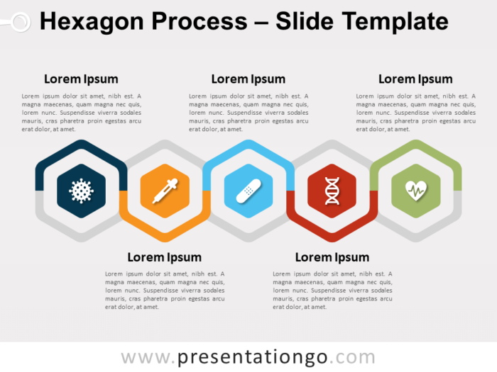 Hexagon Process for PowerPoint and Google Slides