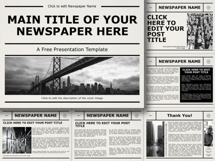 NEWSPAPER Template for PowerPoint and Google Slides