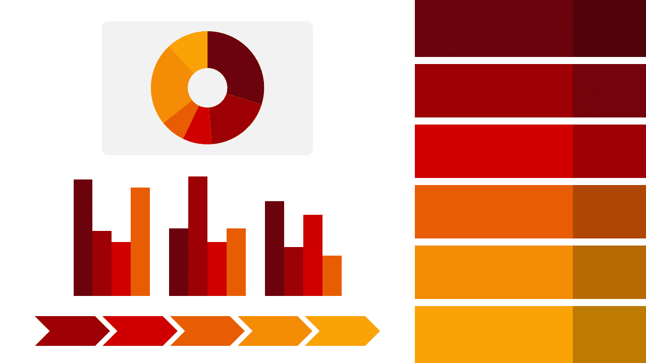 Pazzo Valore Rigenerazione Powerpoint Color Palette Next To Slide Gradualmente Erogazione Alba