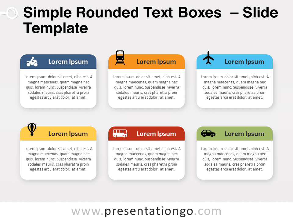 Modern Block List For PowerPoint And Google Slides PresentationGO