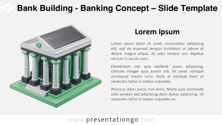 Bank Building - Banking Concept for PowerPoint & Google Slides