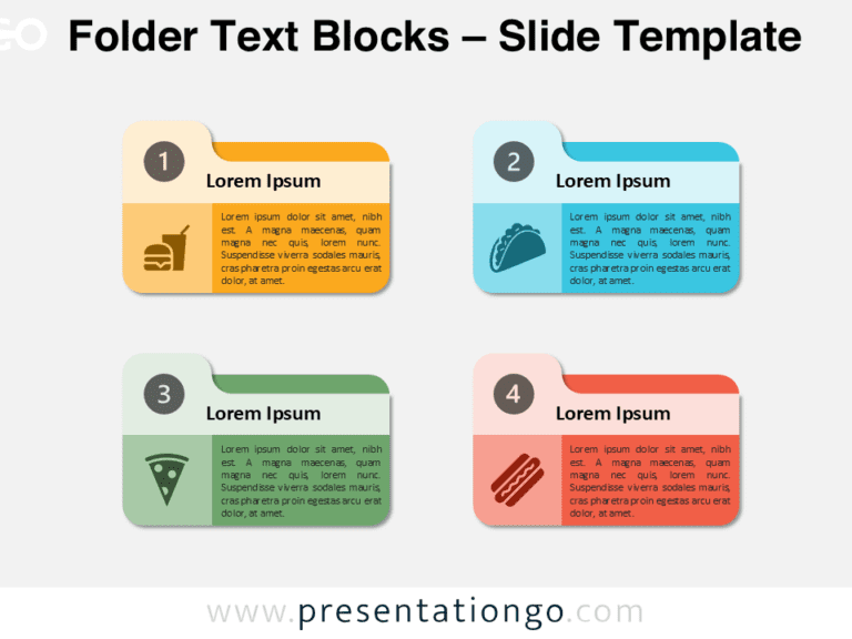 Folder Text Blocks for PowerPoint & Google Slides