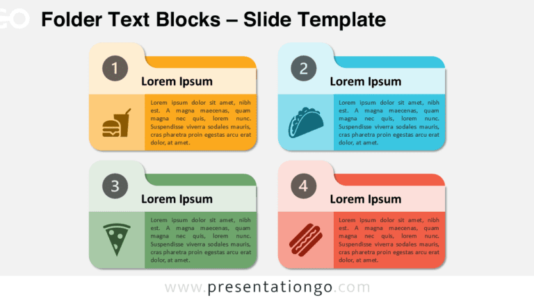 Folder Text Blocks for PowerPoint & Google Slides