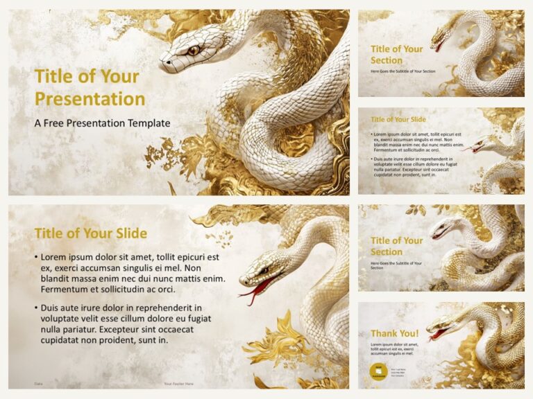Golden Serpent Template for PowerPoint & Google Slides