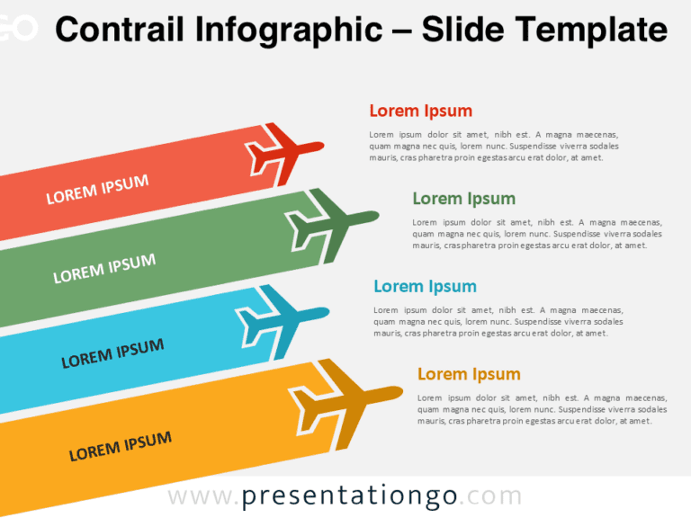 Contrail Infographic Template for PowerPoint & Google Slides