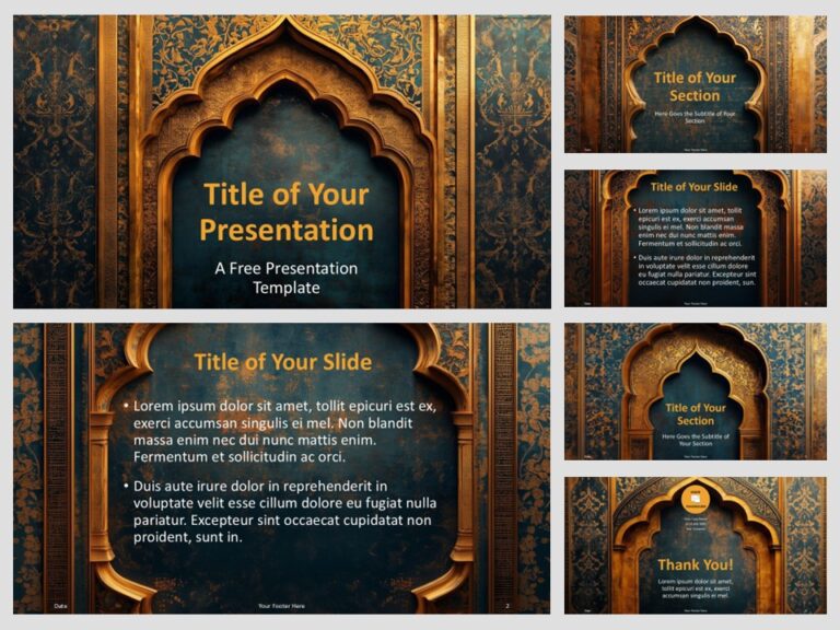 Majestic Arabesque Template for PowerPoint & Google Slides