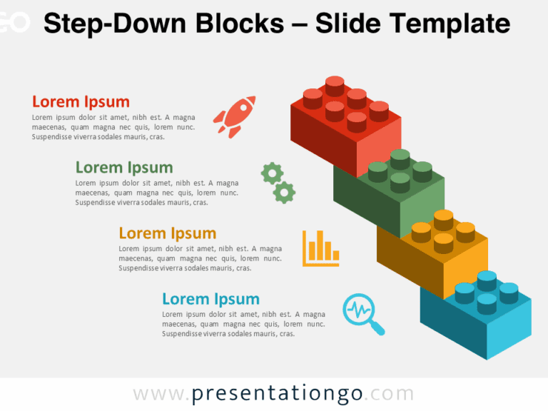 Step-Down Blocks for PowerPoint & Google Slides