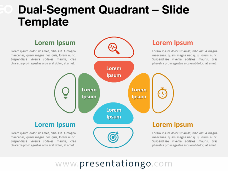 Dual-Segment Quadrant Diagram for PowerPoint & Google Slides