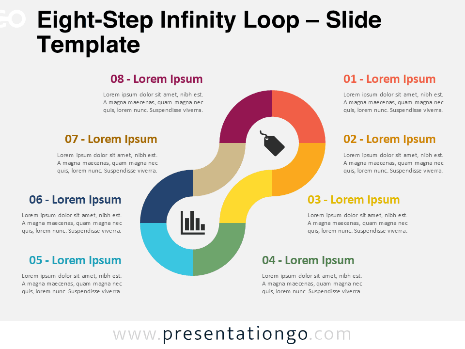 Four-Step Infinity Loop for PowerPoint & Google Slides