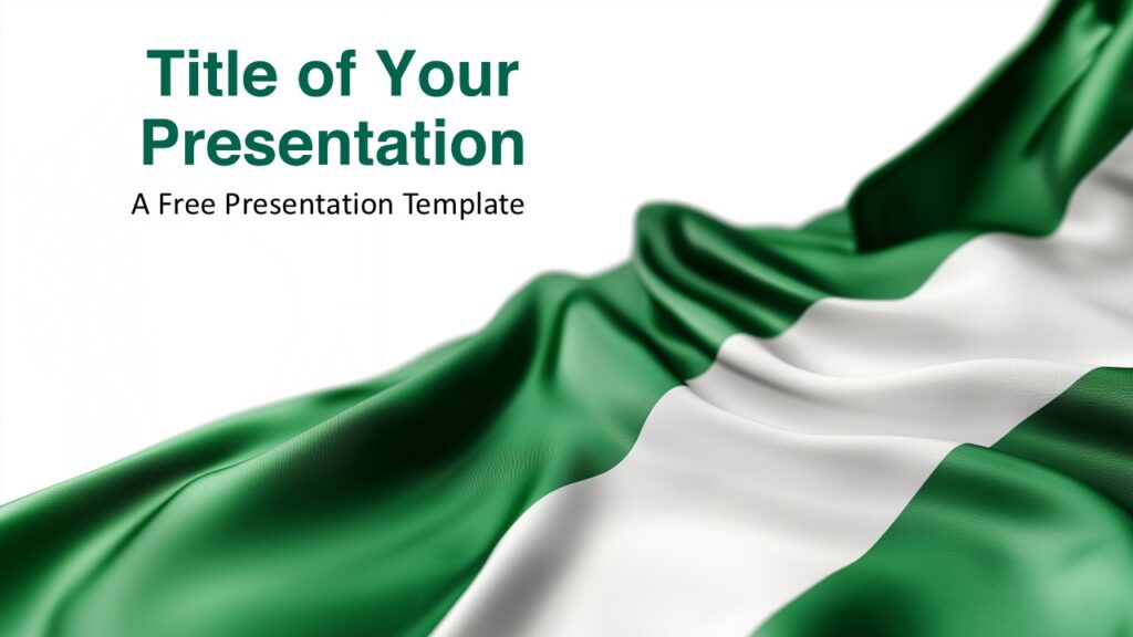 Flag of Nigeria Template for PowerPoint and Google Slides