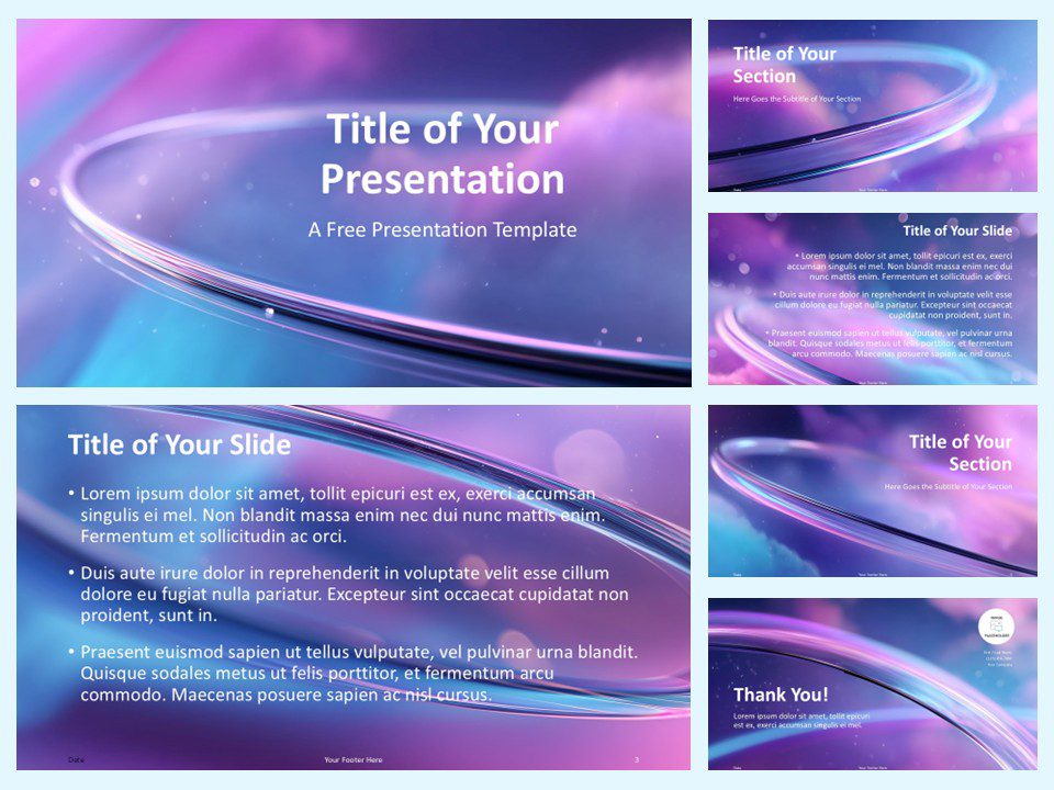 Celestial Halo Template for PowerPoint & Google Slides