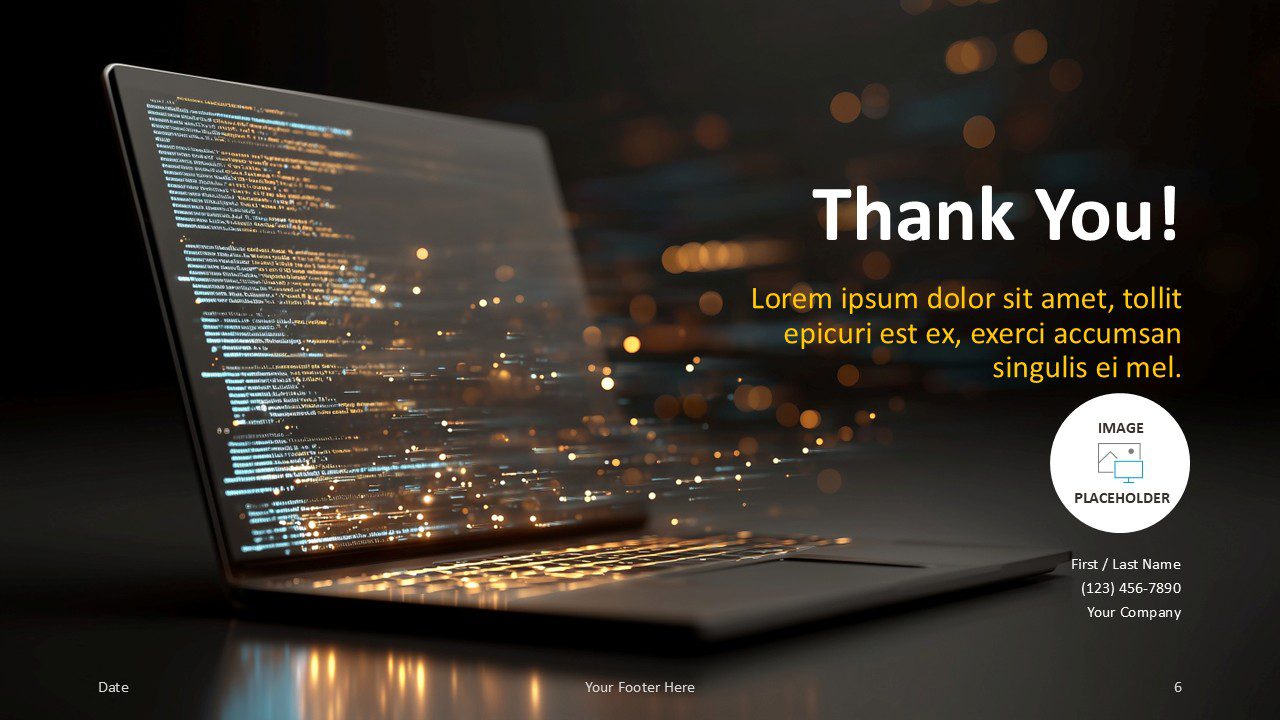 Digital Stream Template for PowerPoint and Google Slides