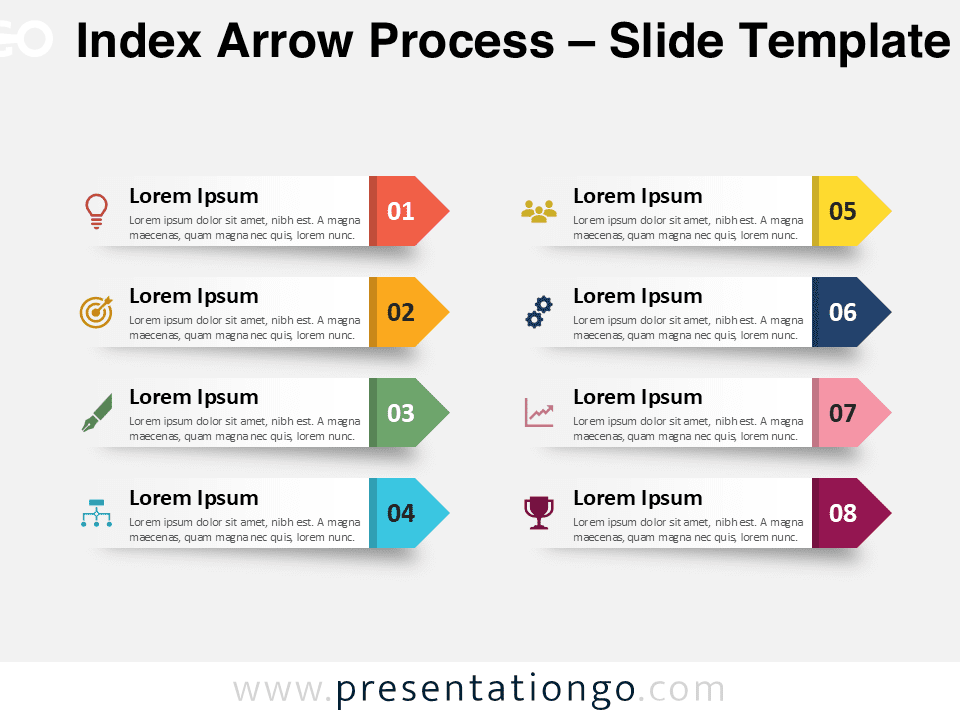 Free Google Slides and PowerPoint Templates to illustrate your List