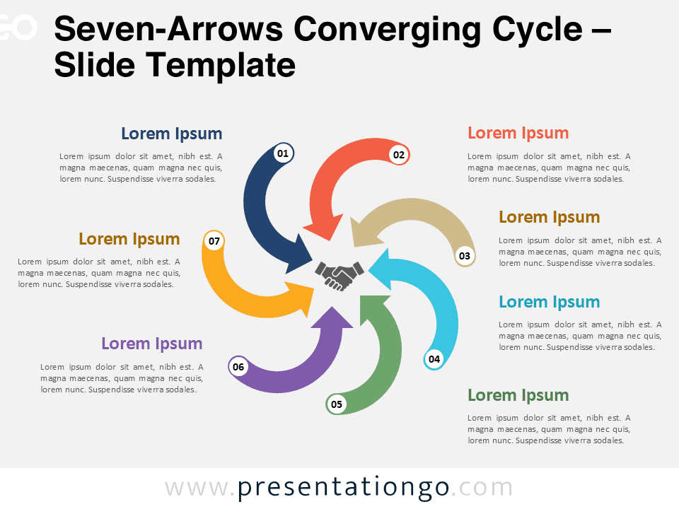 Four-Way Cycle PowerPoint & Google Slides Template