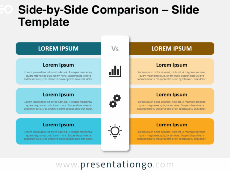 Side-by-Side Comparison for PowerPoint & Google Slides