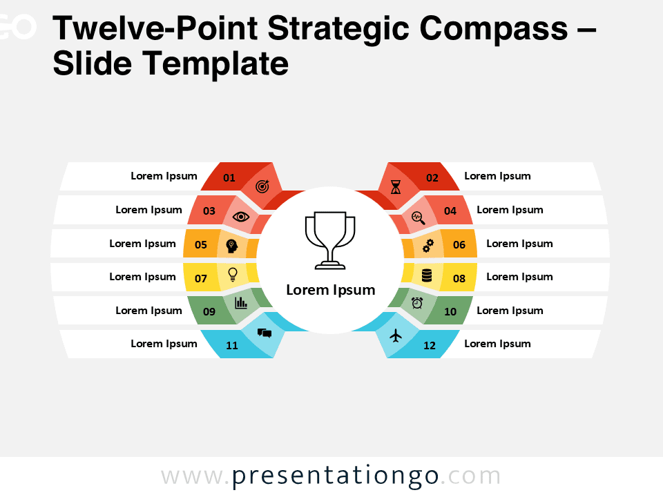 Semi-Circular Radial for PowerPoint and Google Slides