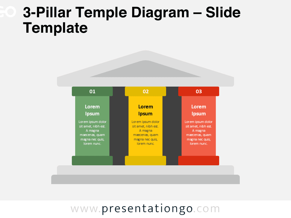 Powerpoint Pillar Template Pillars Powerpoint Presentation Slides DB