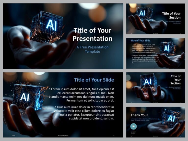 AI Cube Nexus Template for PowerPoint & Google Slides